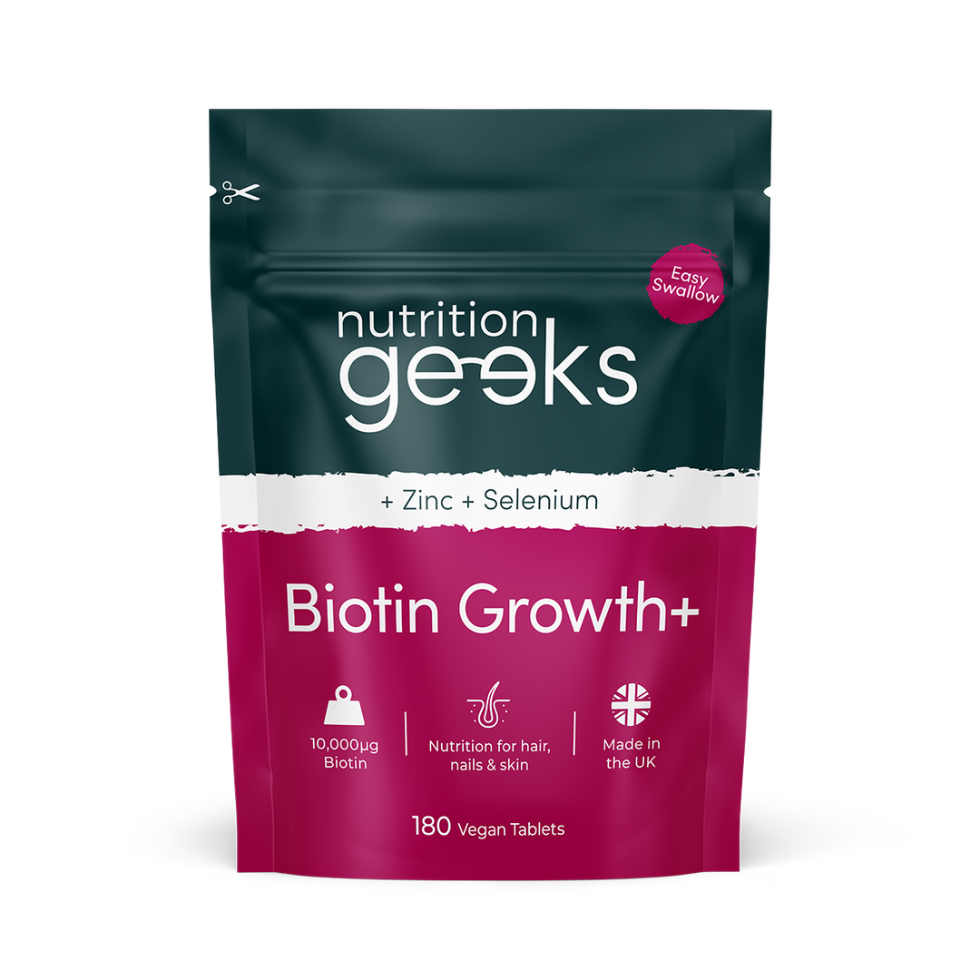 Biotin Growth+ 10,000µg Tablets | Vibrant Hair, Skin & Nails ...