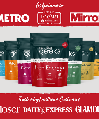 Iron Energy+ Tablets | Boost Energy & Immunity - Nutrition Geeks