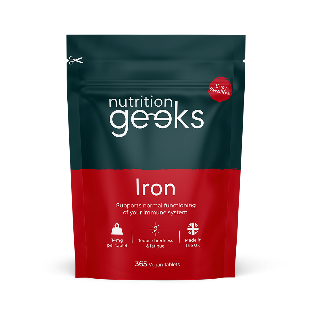 Iron Only 14mg Tablets | Reduce Fatigue with 1 Year Supply
