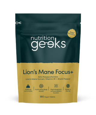 Lion's Mane Focus+ 4000mg Tablets | 3 Months Supply