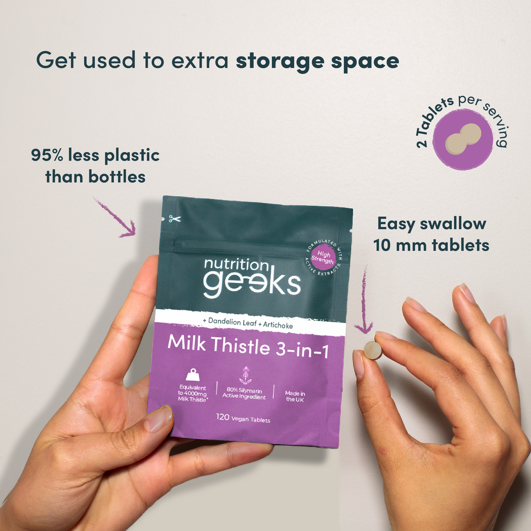 Milk Thistle+ 6000mg Tablets | 3-in-1 Complex