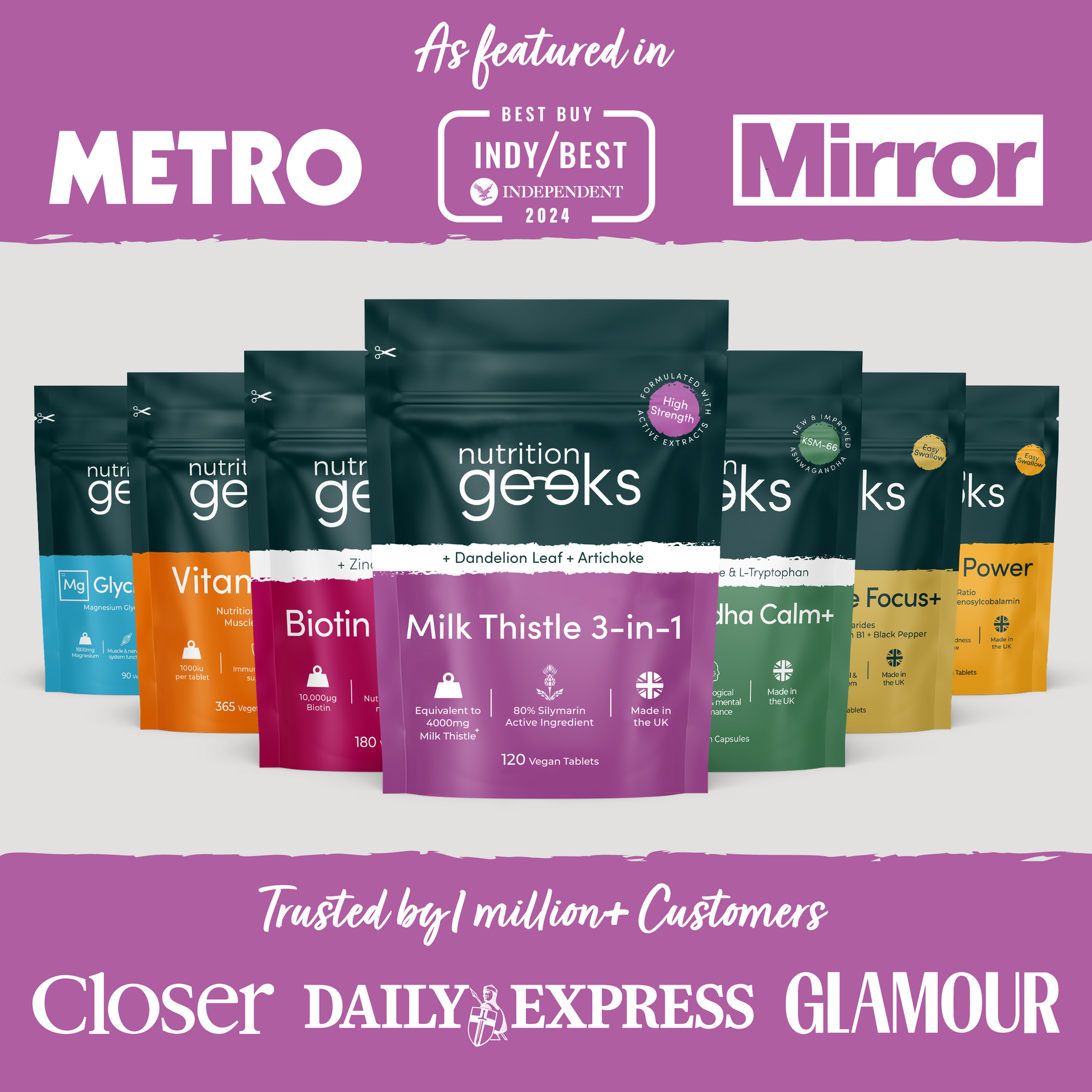 Milk Thistle+ 6000mg Tablets | 3-in-1 Complex