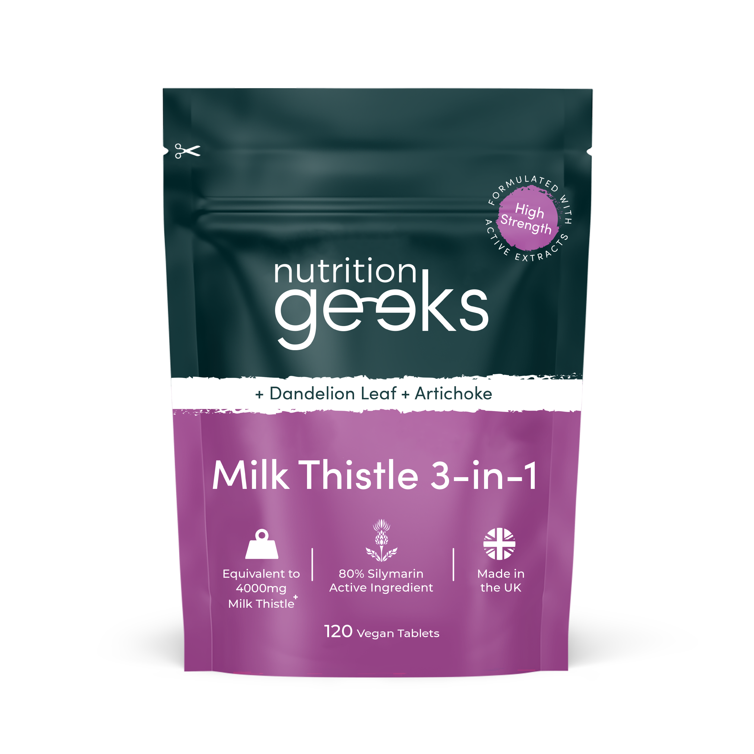 Milk Thistle+ 6000mg Tablets | 3-in-1 Complex
