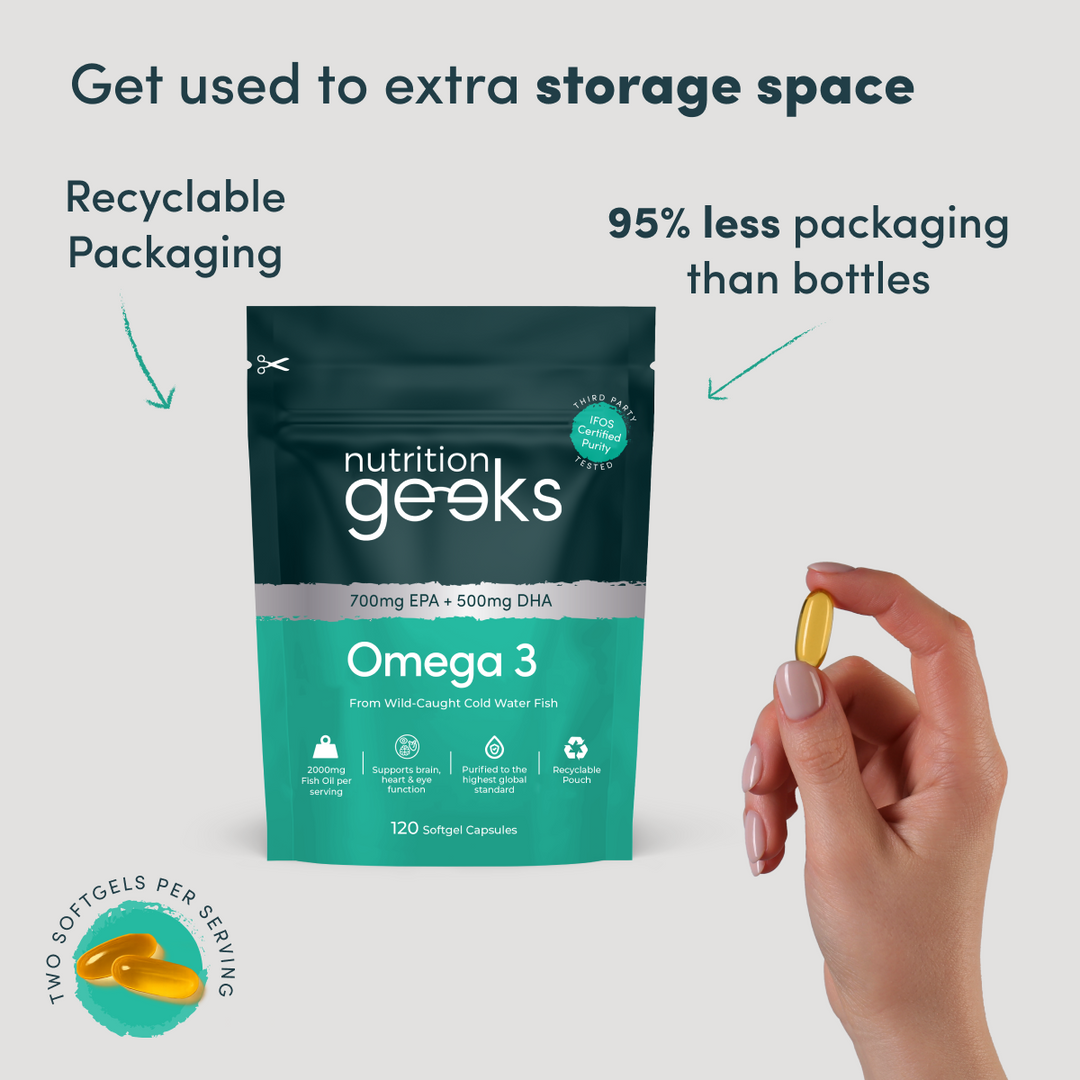 Omega 3 | Sustainably Sourced From Cold Water Fish | 2 Months Supply ...