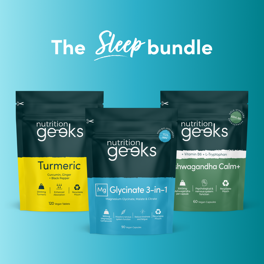 Sleep Bundle | Natural Sleep Support for Restful Nights - Nutrition Geeks